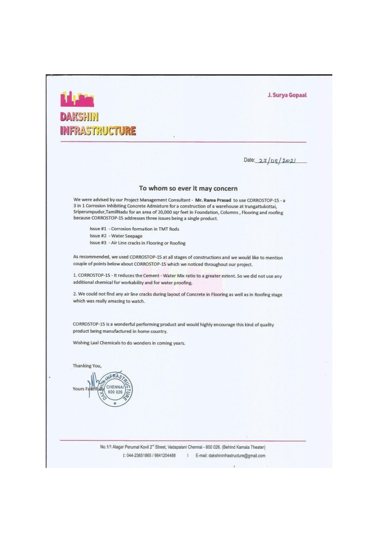 Corrostop – 15 – Laal Chemicals